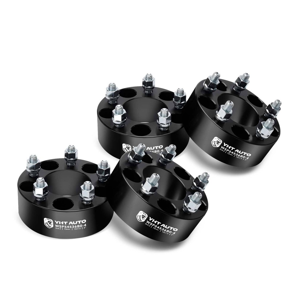 4x 5x4.5" to 5x4.5" Wheel Spacers M12x1.5 73mm 2" for Toyota Camry RAV4 ...