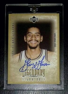 GEORGE GERVIN 2000 UD Upper Deck Legends "Legendary Signatures" AUTO ...