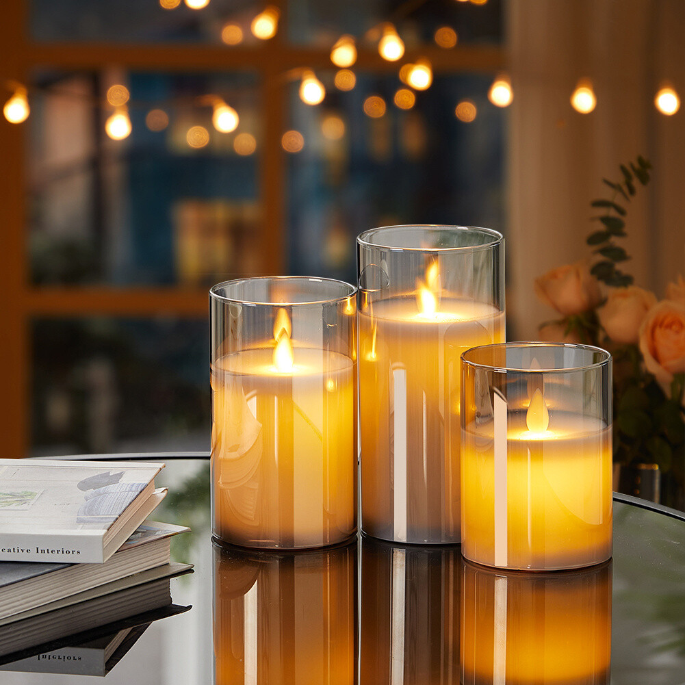 No Flicker Battery Operated Tea Lights UV LED Tea Light, Available In