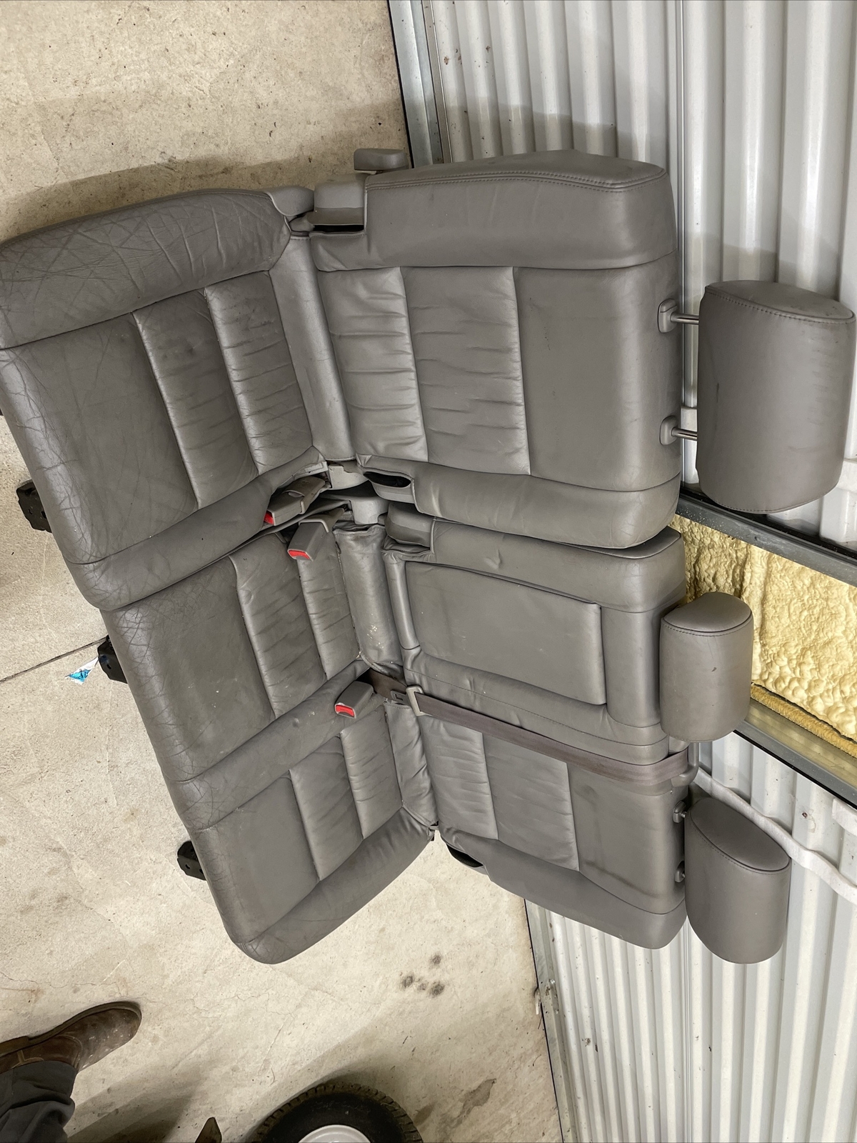 1998-2007 LAND CRUISER LEXUS LX470 REAR SECOND ROW 2ND SEAT GRAY SET ...