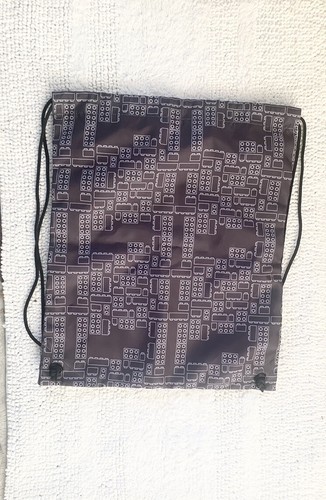 LEGO Brick Drawstring Cinch Bag Backpack | eBay