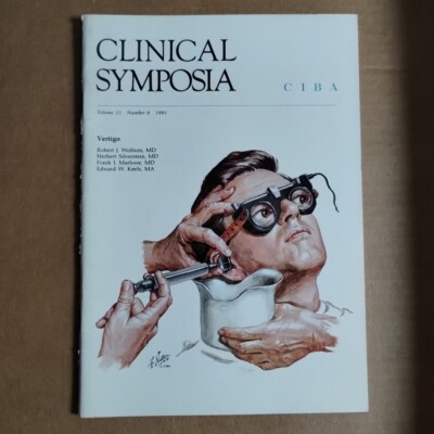 CIBA Clinical Symposia 1981 Vertigo Frank Netter Illustrations Medical ...