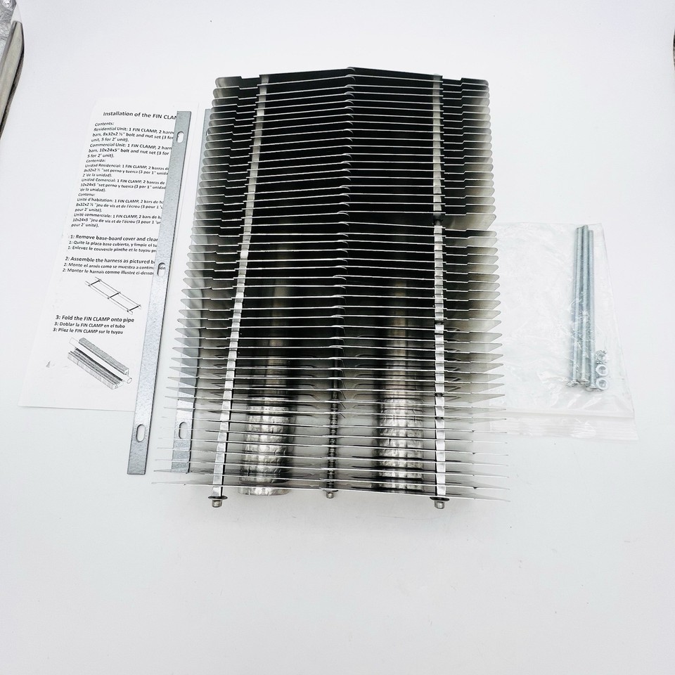 Fab Tek Logic Fin Clamp Hydronic Baseboard Element - 1-1/4"PipeX 4-1/4 ...