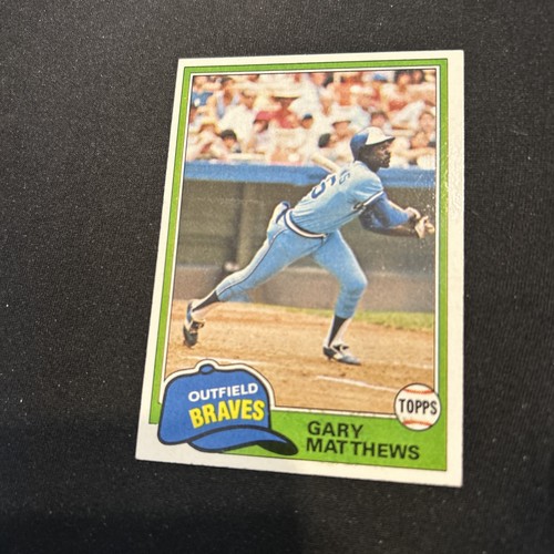 1981 Topps Baseball Card #528 Gary Mathews Atlanta Braves NMMt Free ...