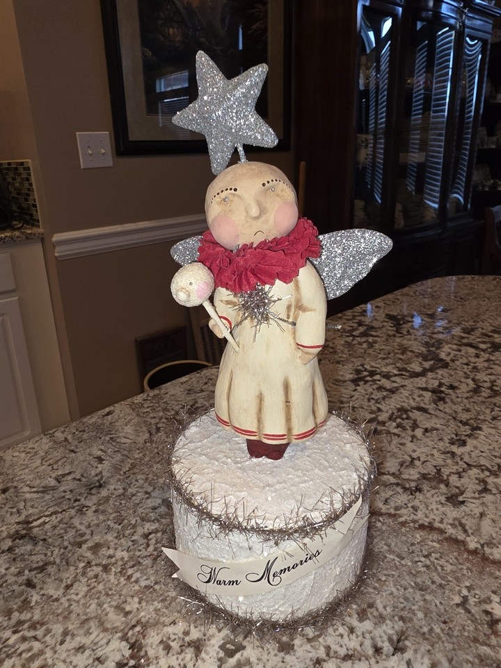 Dee Foust Bethany Lowe Pulp Paper Medium Size Christmas Angel | eBay