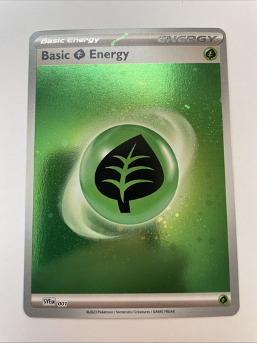 Basic Grass Energy (Cosmos Holo) 001 - Sv01: Scarlet & Violet Base Set ...