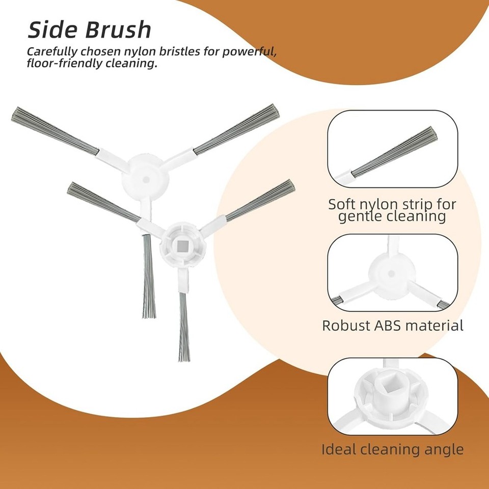 For L10s Ultra/L10 Ultra, Fit for Robot Vacuum X20+ Plus Main Side ...