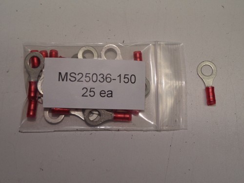 AIRCRAFT TERMINAL LUGS MS25036-150 SET OF 25 EACH NEW | eBay