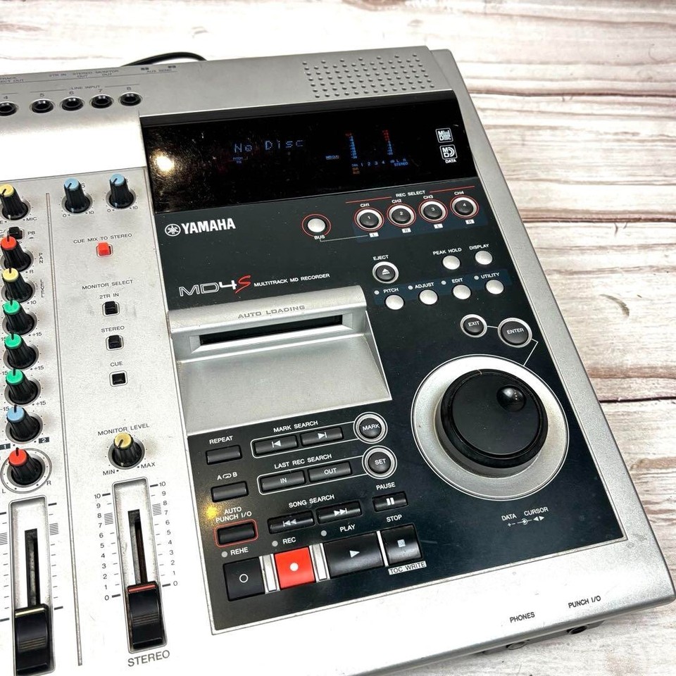 YAMAHA MD4S Multitrack Minidisc MD Digital Recorder 4 Track Mixing | eBay