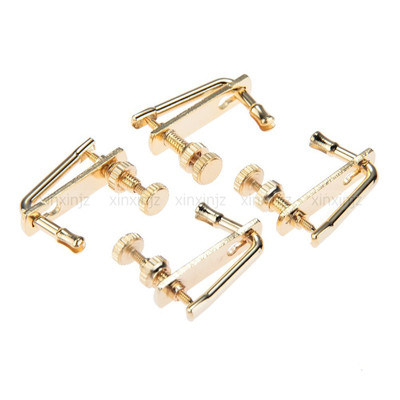 4PCS 4/4 Violin String Fine Adjuster Tuners Golden Violin Violin ...
