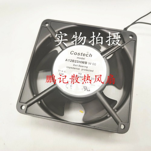 1PC Costech A12B23HWB W00 230V 20/19W 12CM cabinet inverter cooling fan ...