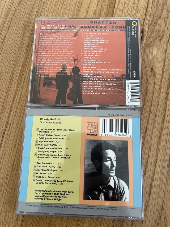 Woody Guthrie - This Land The Asch Recordings, Vol. 1, Dust Bowl ...