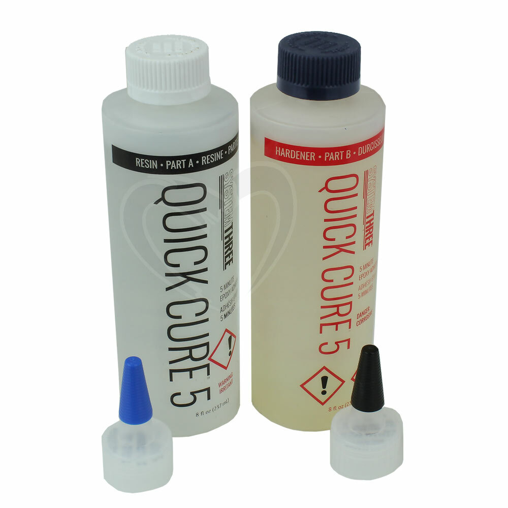 System Three 1000K14 Amber Quick Cure 5 Kit -1 pint epoxy/polymercaptan ...
