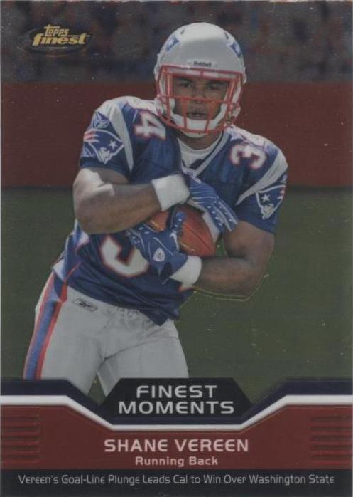 2011 Topps Finest - Finest Moments Shane Vereen #FM-SV (RC) for sale ...