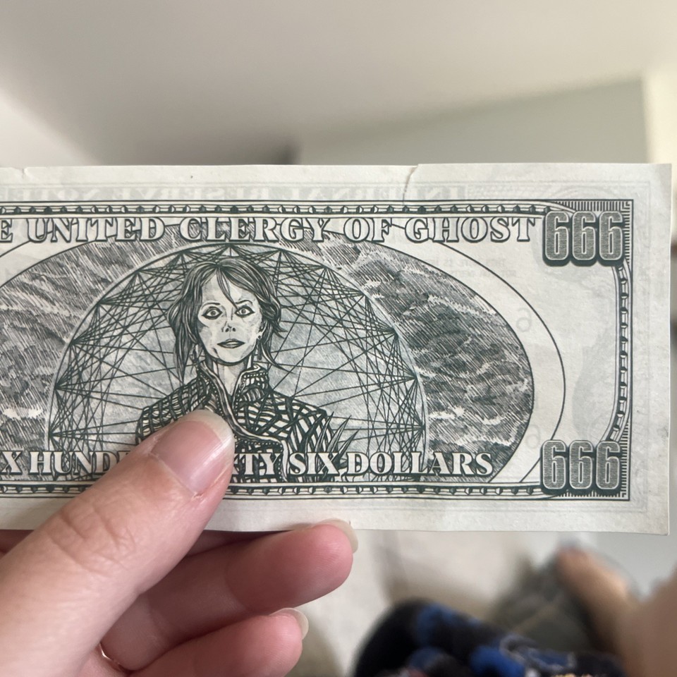 GHOST Skeletour July 2025 Banknote - 666 Dollar Bill Limited Edition ...