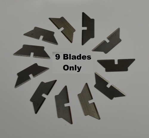 EZ CUT Easy Cut 9 replacement blades for Yellow EasyCut Box Cutter EASY ...