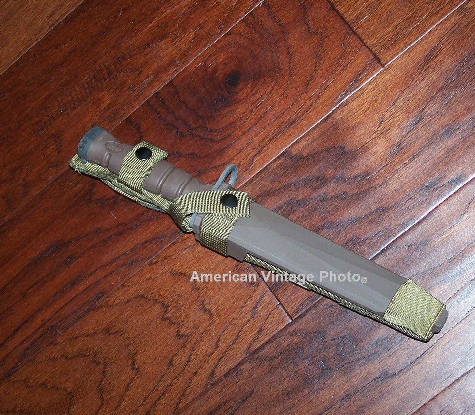 OKC-3S Knife Bayonet & Scabbard USMC Ontario Knife Company Genuine ...