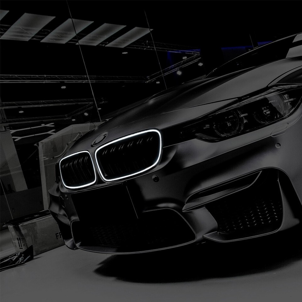 LED Light Front Kidney Grille Grill For BMW 3 Series F30 Grille Lights ...