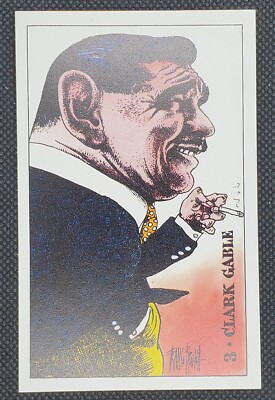 Clark Gable Italian Trading Card 1971 Once Upon a Time Hollywood | eBay