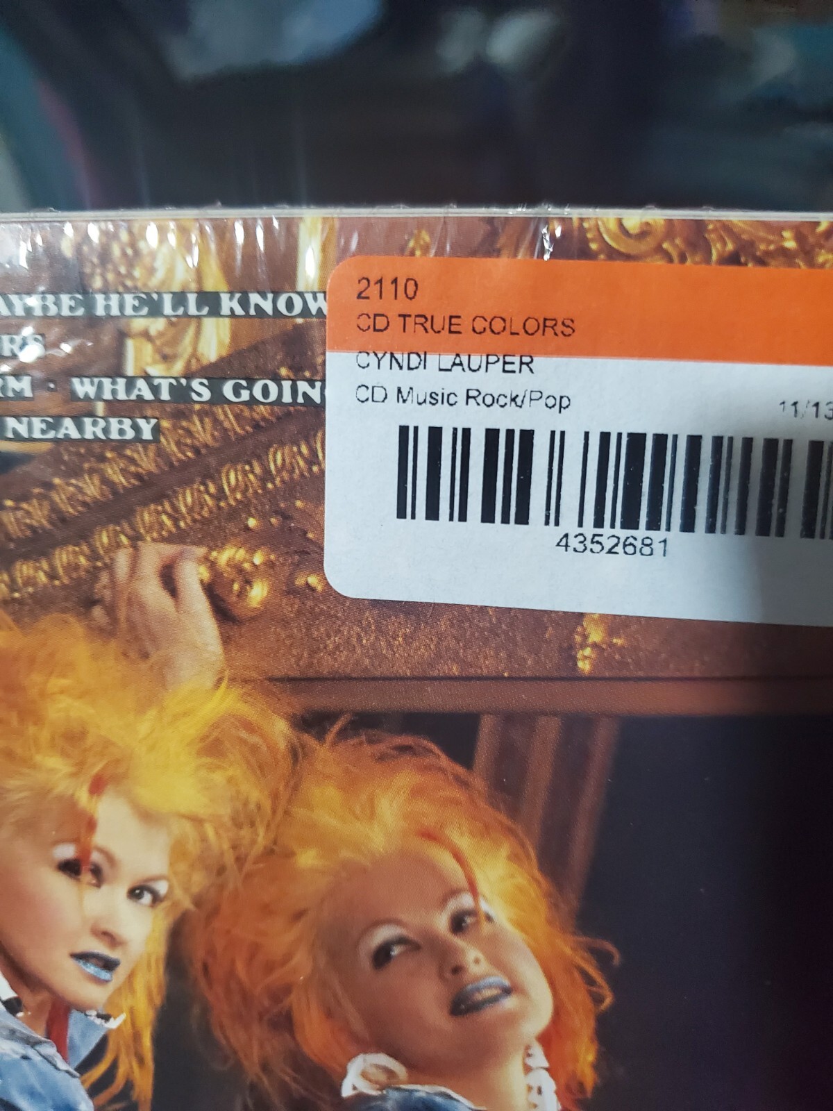 Cyndi Lauper - True Colors - CD Long Box FACTORY Plastic Original! Rare ...