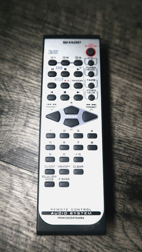 Sharp Audio System OEM Remote Control rrmcga347awsa genuine | eBay