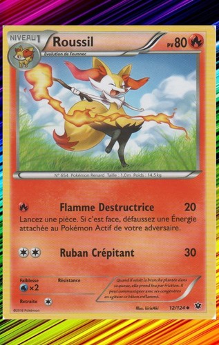 Roussil - XY10 : Impact des Destins - 12/124 - Carte Pokemon Neuve ...