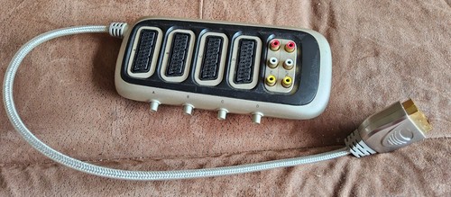 4 Way Scart Switch box. Gold Plated. | eBay UK