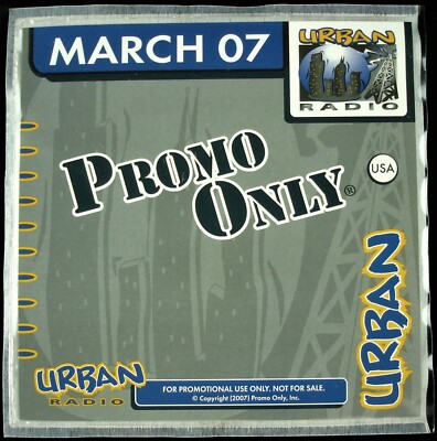 PROMO ONLY "URBAN RADIO MARCH 2007" DJ PROMO CD COMPILATION CIARA ...