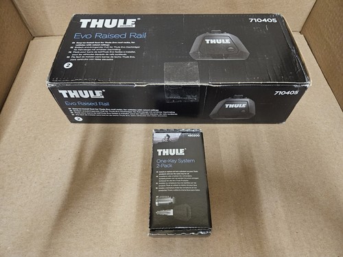 Thule Evo Raised Rail New In Box 710405 Plus 450200 One Key System 2 ...