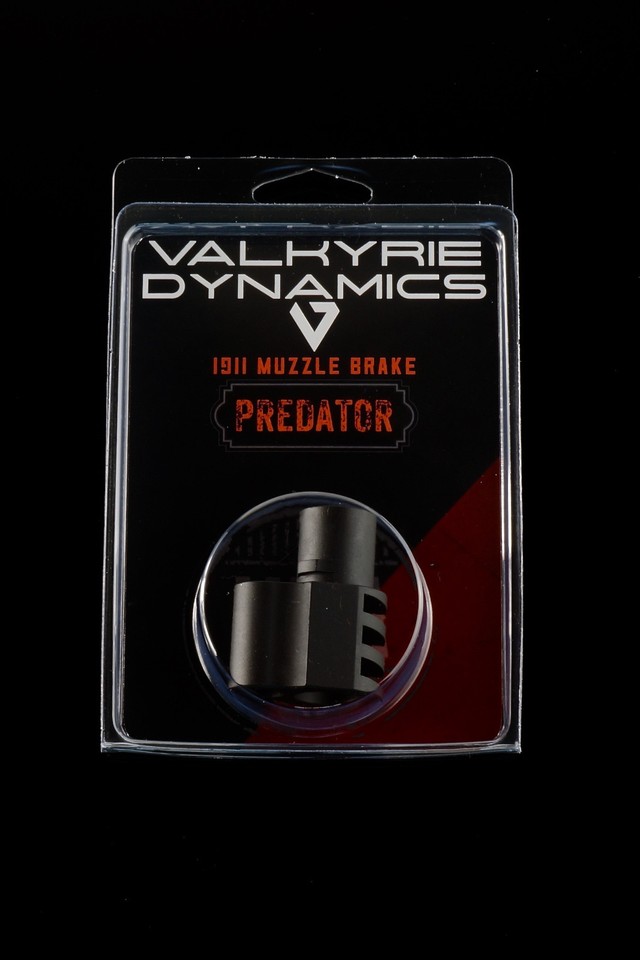 1911 .45 acp Mil-Spec muzzle brake BLACK PREDATOR compensator + FREE ...
