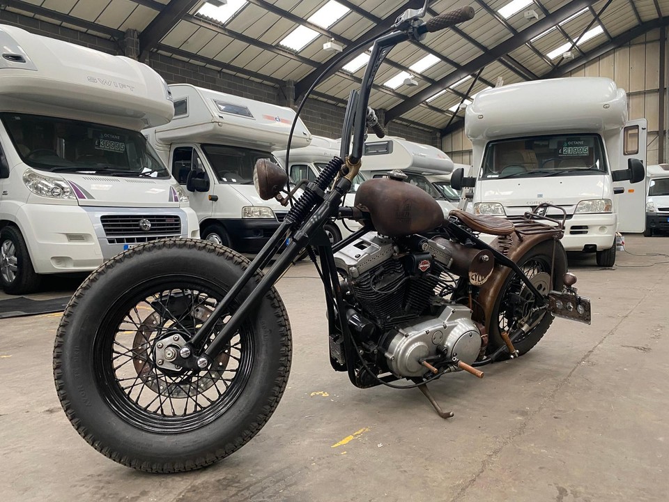 Harley-Davidson 883 CUSTOM BOBBER HARDTAIL STUNNING BIKE | eBay UK
