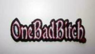 One Bad Bitch Embroidered Patch | eBay