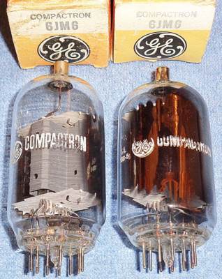 2 NOS GE 6JM6 Vacuum Tubes - 17.5-Watts for Early Yaesu FT-100 Ham ...