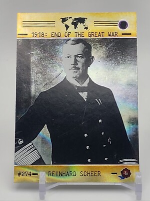 2023 HISTORIC AUTOGRAPHS 1918: End of the Great War - Reinhard Scheer ...