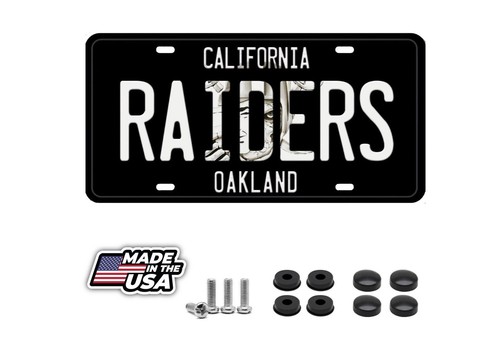 California Oakland RAIDERS NFL Football Team Aluminum Vanity License ...