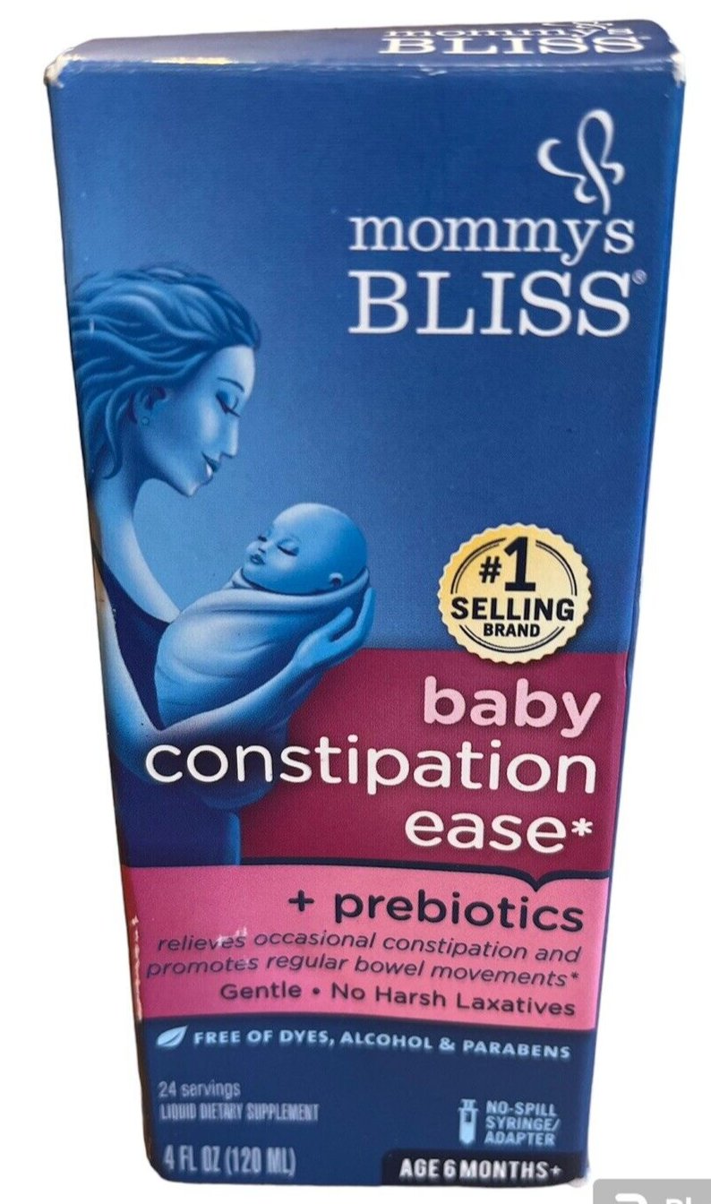 Mommy's Bliss Baby Constipation Ease + Prebiotics 4 FL OZ Bottle EXP 10/2024 679234055317 | eBay