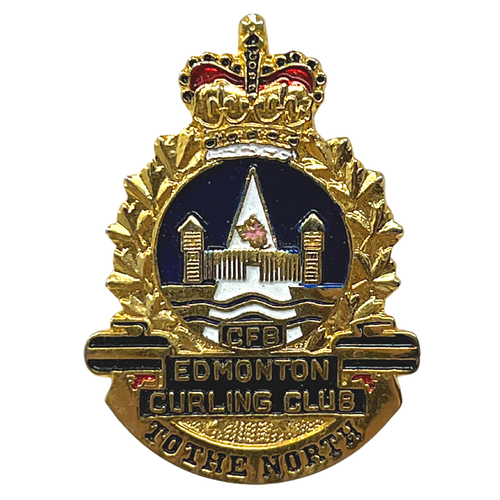 Canadian Forces Base Edmonton Curling Club CFB To the North Lapel Pin ...