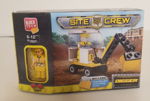 Block Tech Site Crew - Digger figure - 43 pcs | eBay