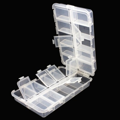 Small Fishing Tackle Storage Box Container For Storing Swivels Jigs ...
