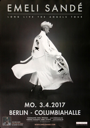 Emeli Sande - Long Live, Berlin 2017 | Konzertplakat | Poster ...