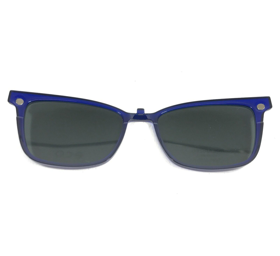 Eco Clip Ons Sunglasses MODEL OLIVE Polarized Clear Blue with Gray ...
