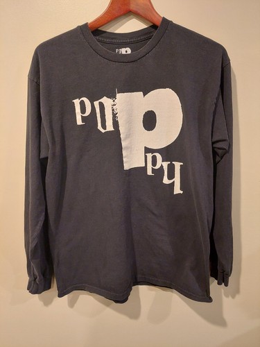 Poppy Band Tour Shirt – Size Large – Long Sleeve – Black – Concert Tee ...