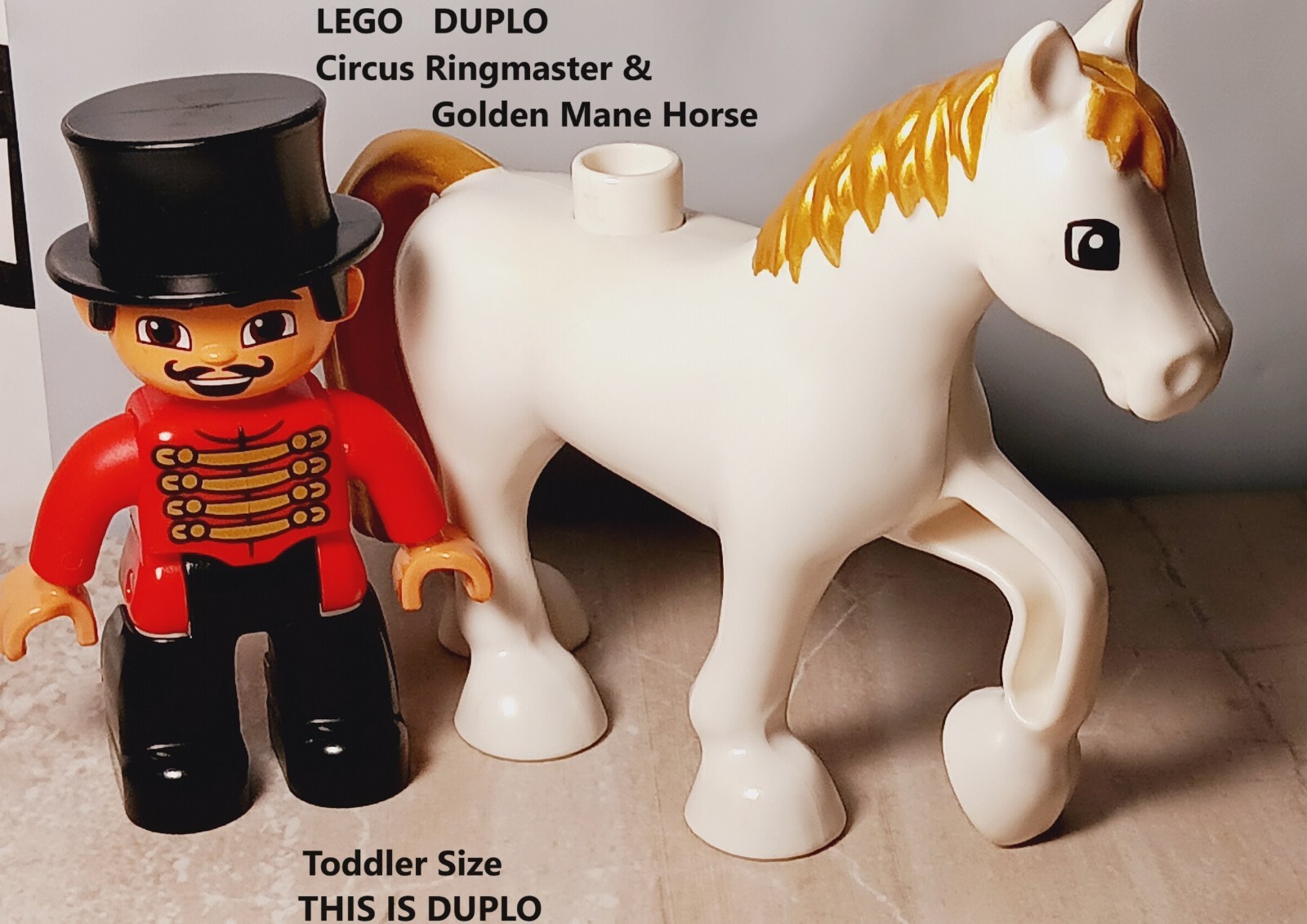 LEGO DUPLO Circus Horse Ringmaster Carnival Brand Toddler Size Top Hat ...