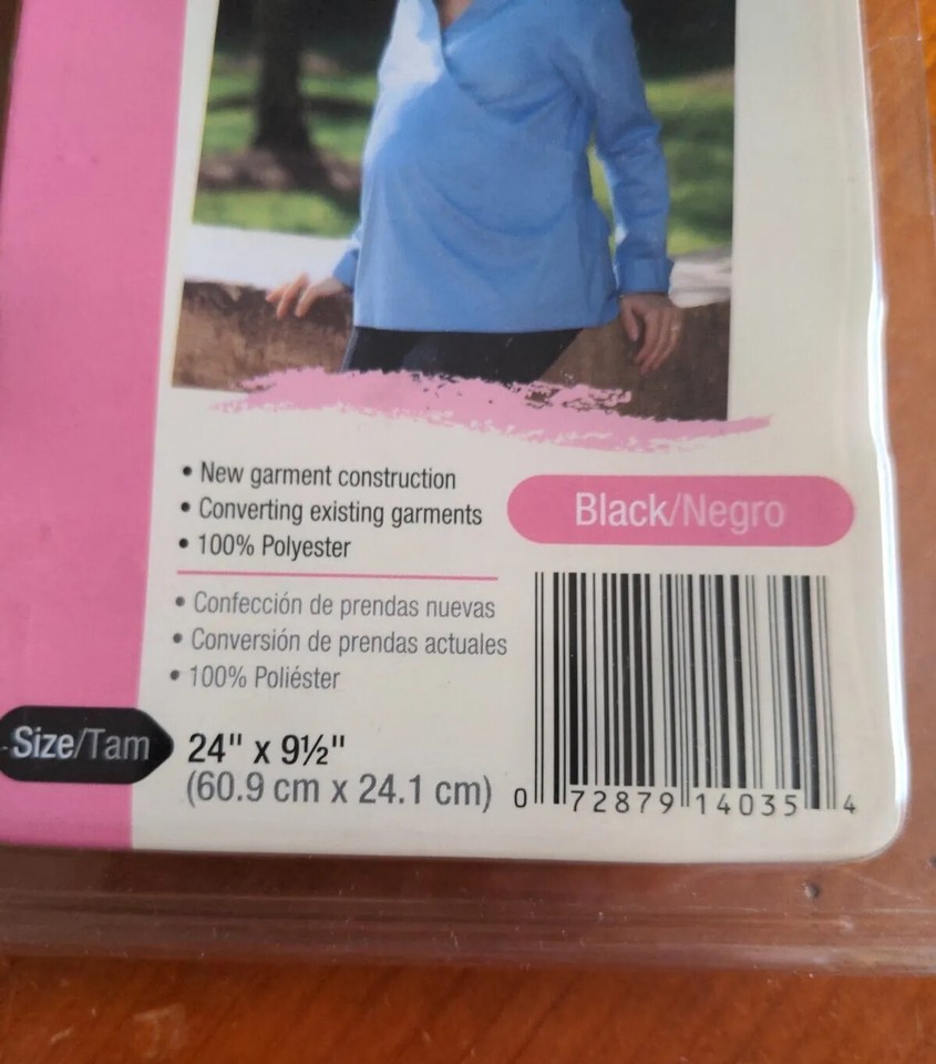 Dritz Stretch Maternity Panel Black New 56696-1 | eBay