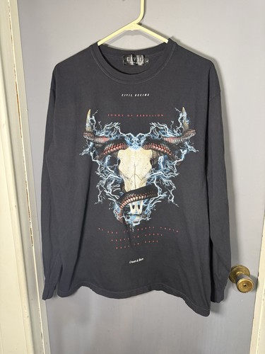 Civil Regime Black Long Sleeve Shirt Size Large | eBay