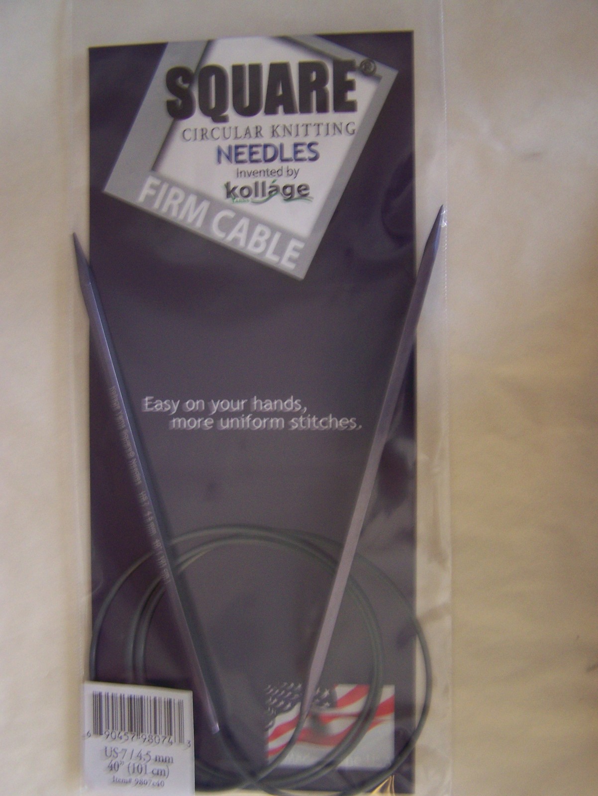 Kollage Square Circular Knitting Needles 40" FIRM | eBay UK