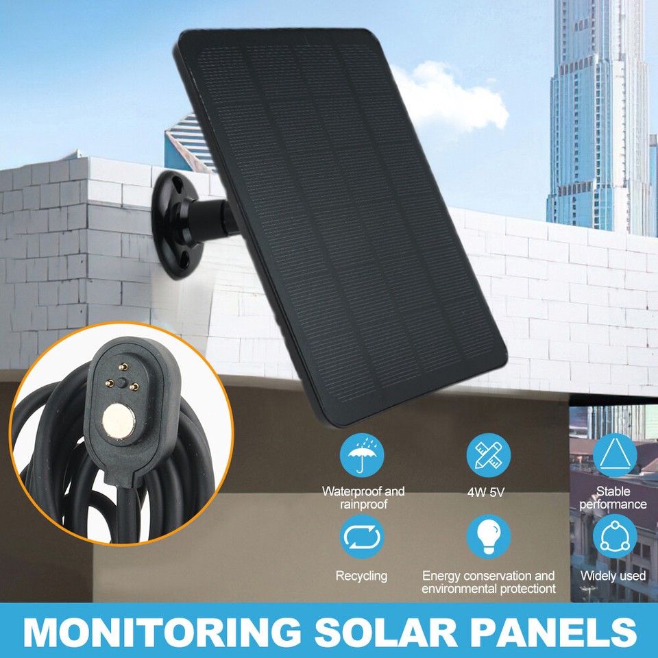 Magnetic Solar Panel Charger for Arlo Ultra/Ultra2/Pro 3/Pro 4 Security ...