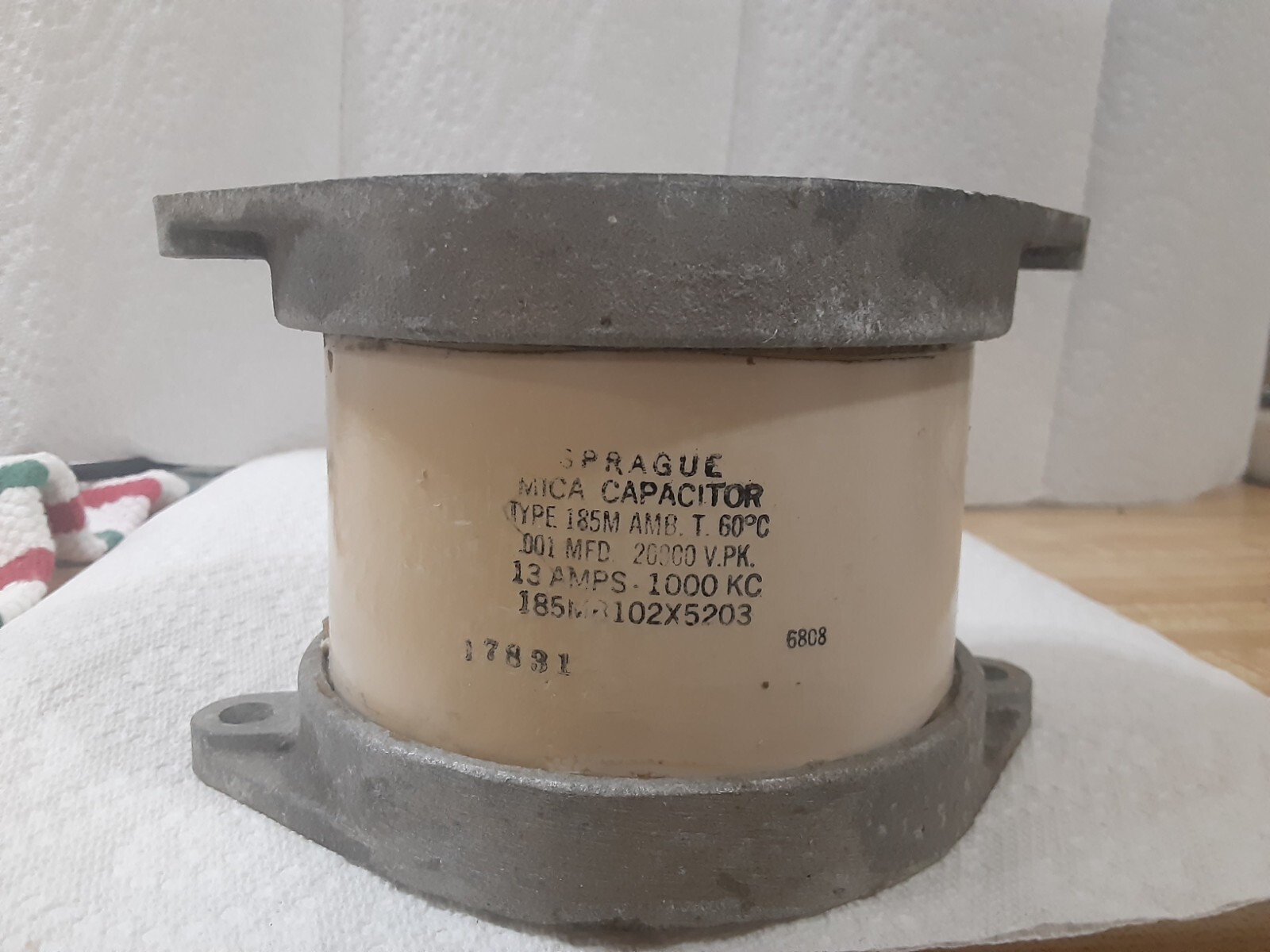 .001 MFD-20000 PWV-13 Amps@1 Mhz. Mica Transmitting Capacitor | eBay