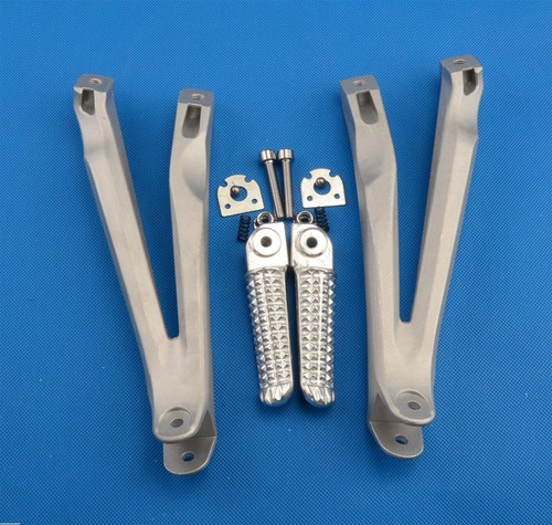 Rear Passenger Foot pegs Footrests Bracket Set For Yamaha YZF R1 2004 ...