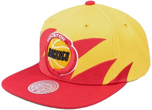 Mitchell & Ness Houston Rockets Sharktooth NBA Snapback Cap And Basecap ...